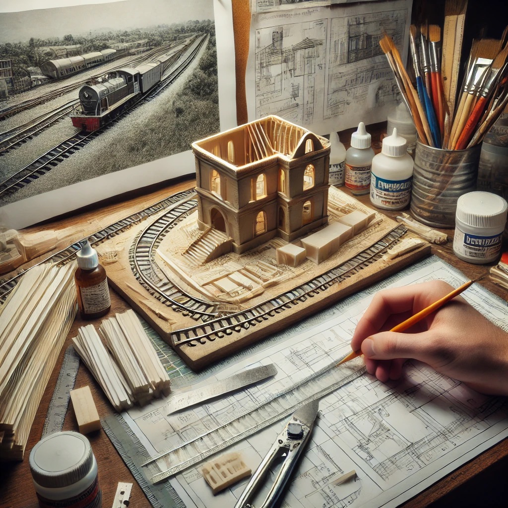 Scratch Building in Model Railroading - Model Railroad Ballast