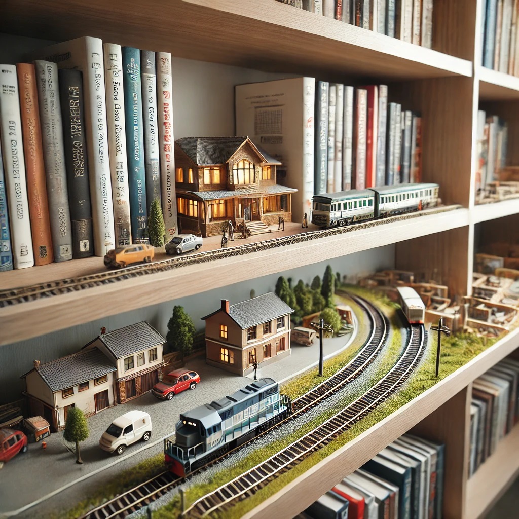 Creating a Model Railroad on a Bookshelf or in Unusual Spaces - Model ...