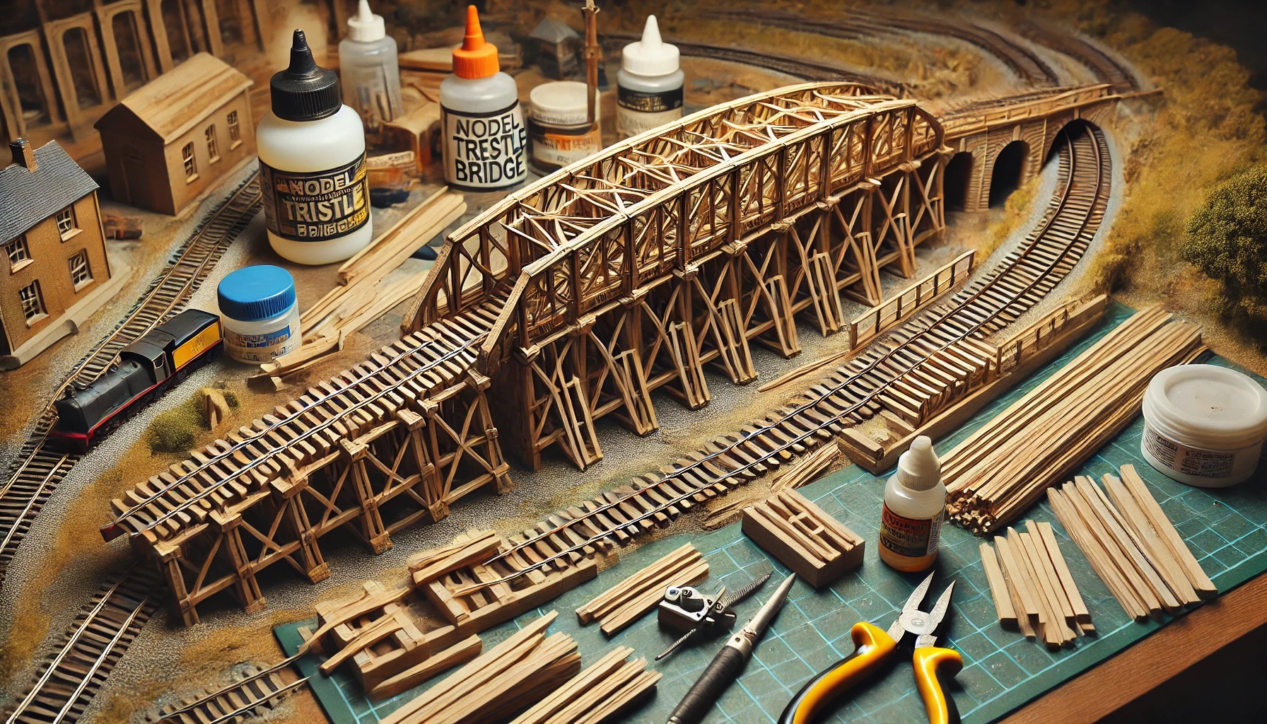 Techniques for Modeling Various Bridges - Model Railroad Ballast