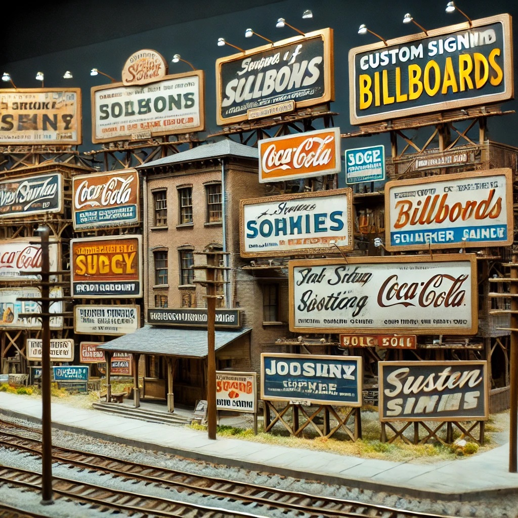 Crafting Custom Signage for Models - Model Railroad Ballast