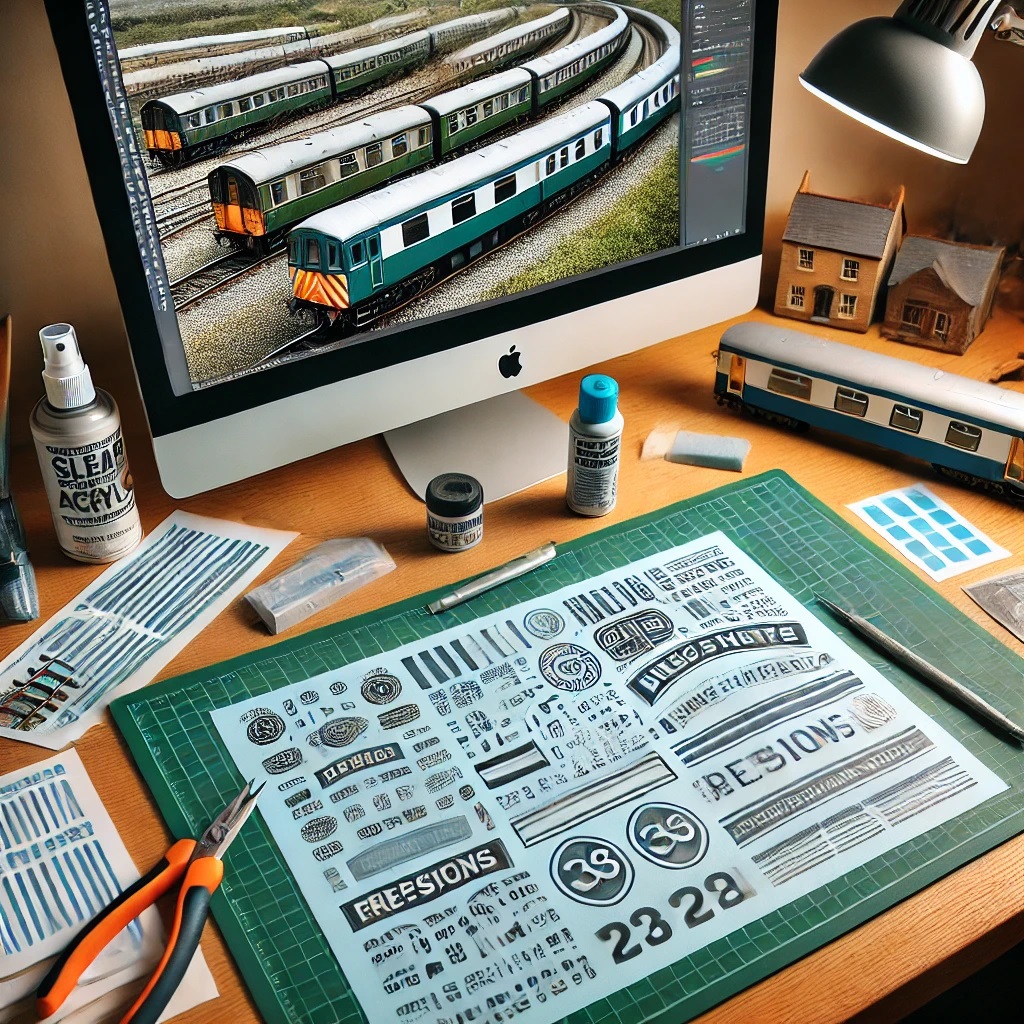 Custom Decals for Models - Model Railroad Ballast
