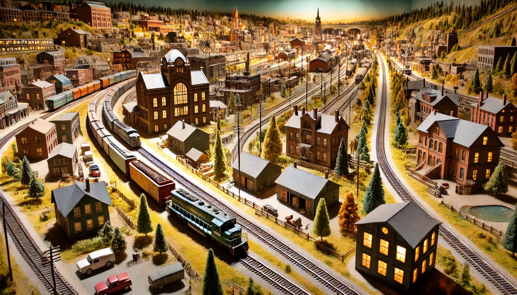 Creating Effective Forced Perspective - Model Railroad Ballast