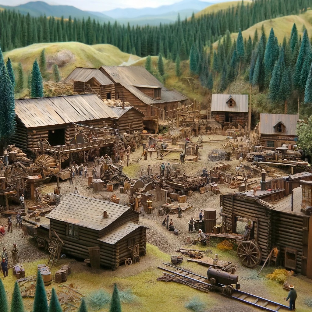 Building a Historically Accurate Model of a Logging Camp - Model ...