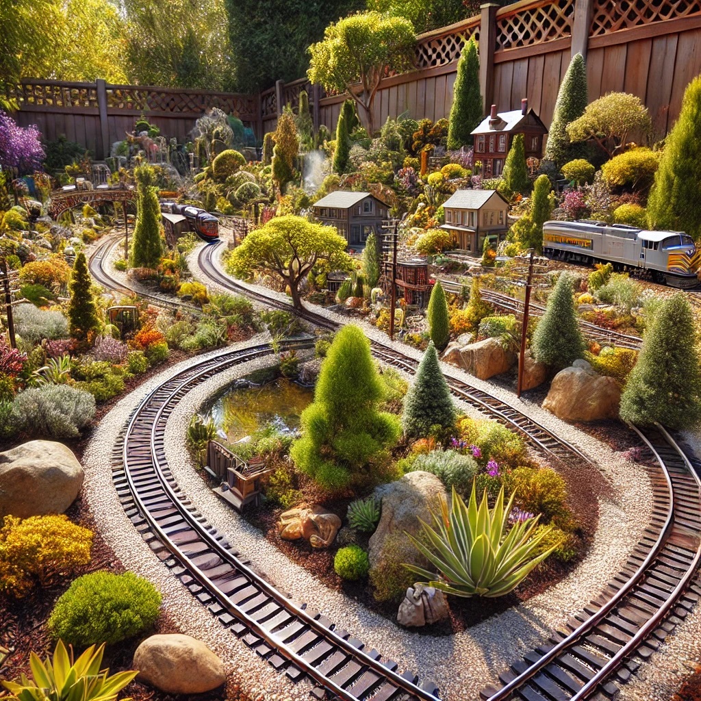 Building a Garden Model Railroad - Model Railroad Ballast