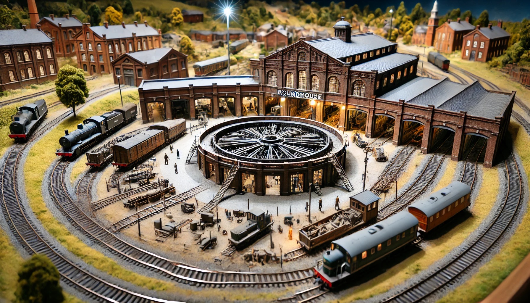 Building a Detailed Scale Model of Roundhouse Operations - Model ...