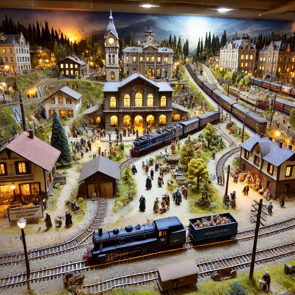 Tells a Story with Model Railroad Layout - Model Railroad Ballast