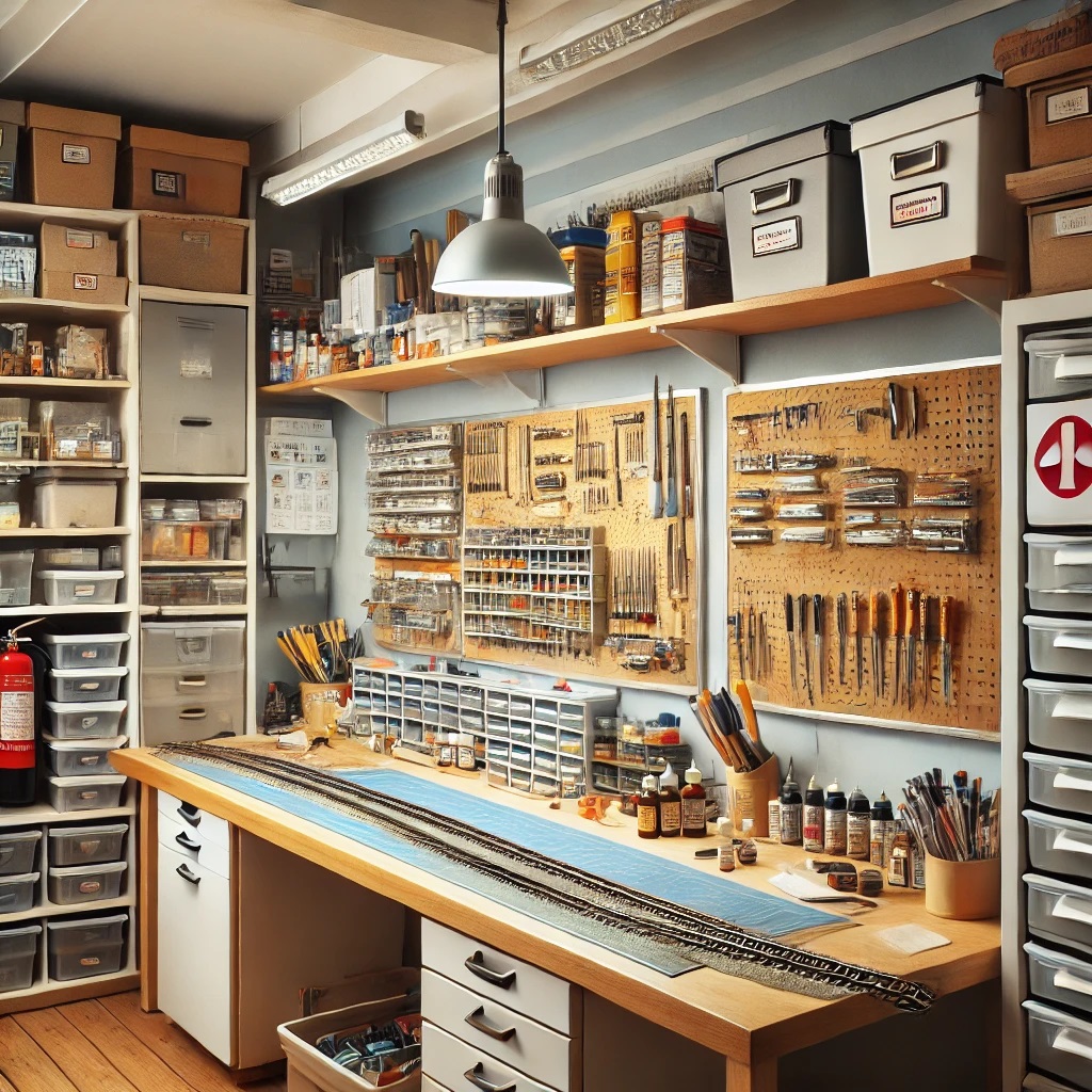 Tips for Organizing a Model Railroad Workshop - Model Railroad Ballast