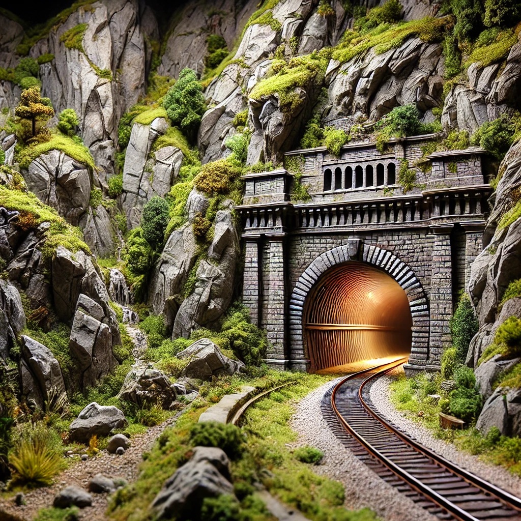 How to Build a Custom Tunnel Portal - Model Railroad Ballast